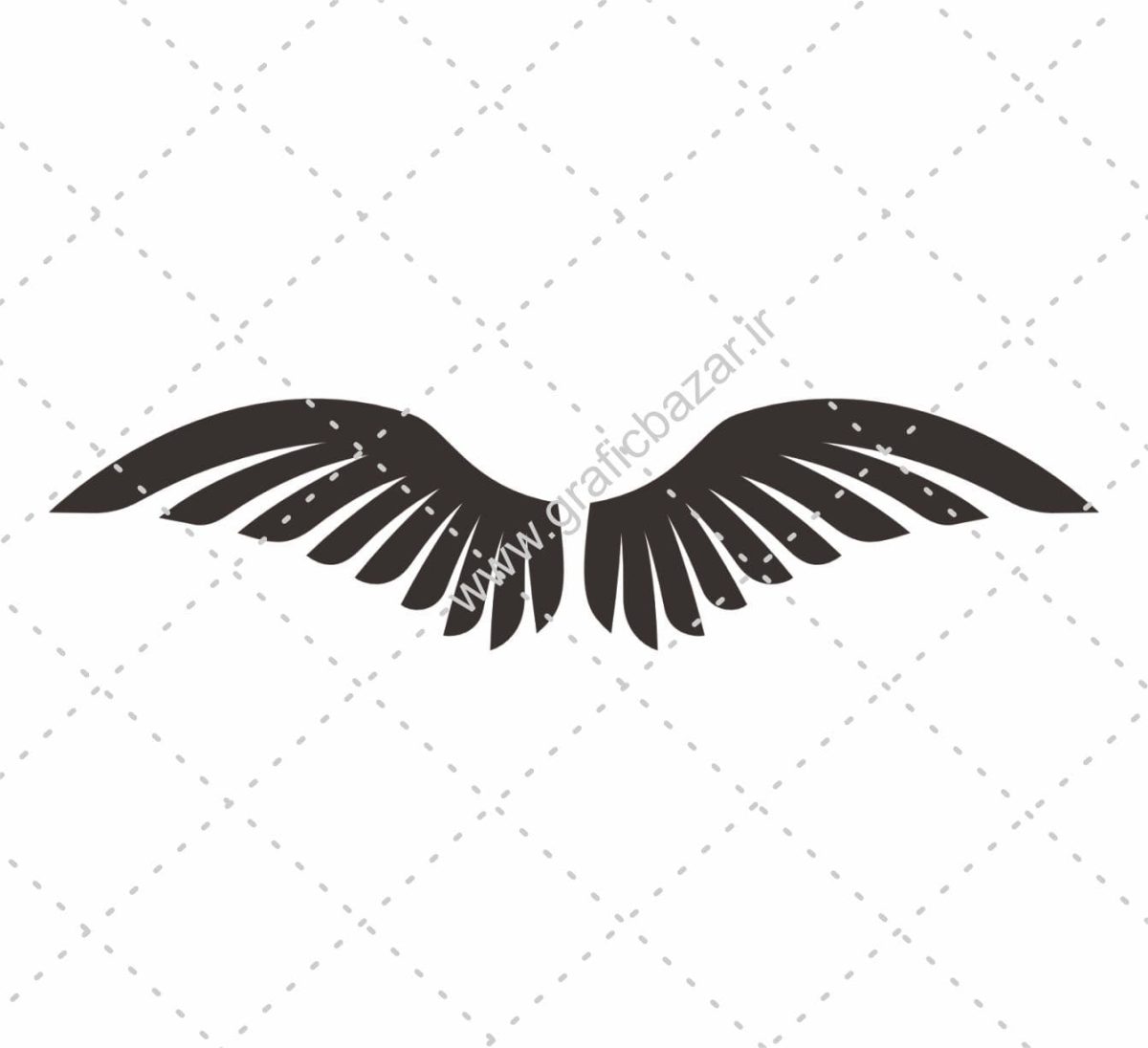 وکتور بال پرنده زیبا - گرافیک بازار